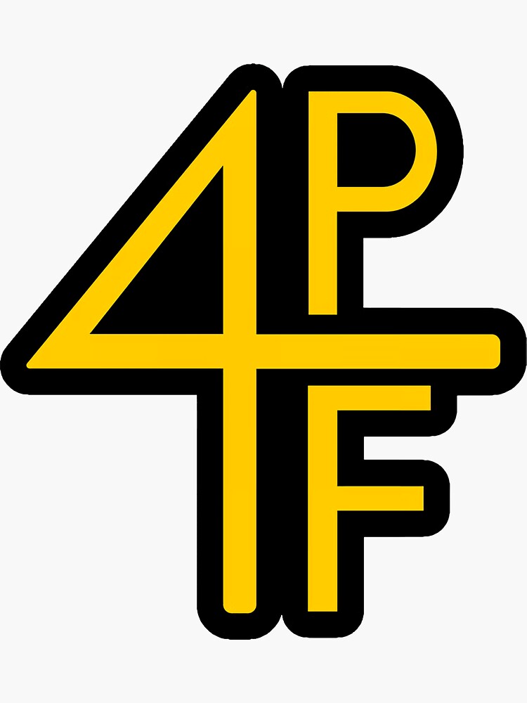 "4pf" Sticker for Sale by keelinkeva | Redbubble