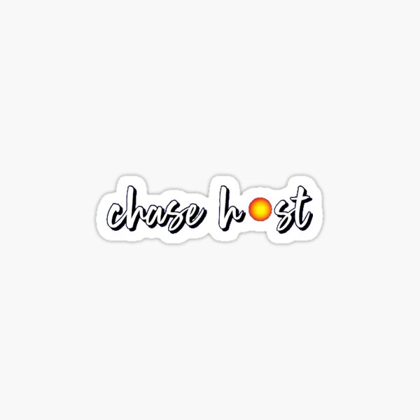 "chase host" Sticker for Sale by auberryart | Redbubble