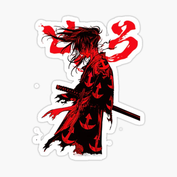 "&Dororo& - Anime Action" Sticker for Sale by AnijahLock92 | Redbubble
