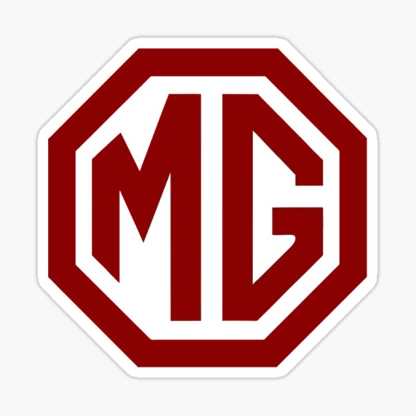 "MG Car Logo Merchandise Essential T-Shirt" Sticker for Sale by ...