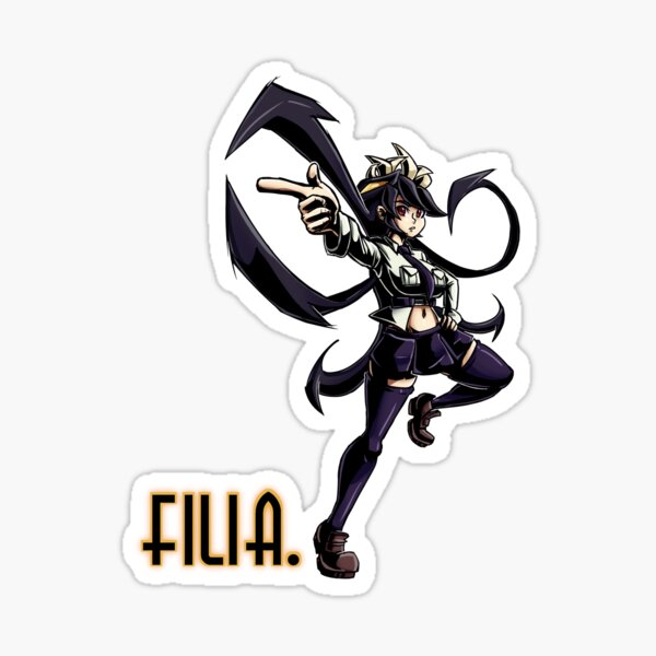 "Filia (Skillgirls)" Sticker for Sale by Daf-T | Redbubble