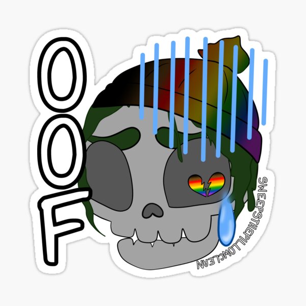 "Moulder OOF -BIPOC Pride- " Sticker for Sale by sweepsthepillow ...