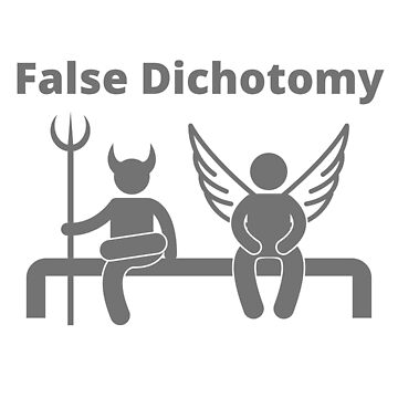 "False Dichotomy" Sticker for Sale by DrakeDuck | Redbubble