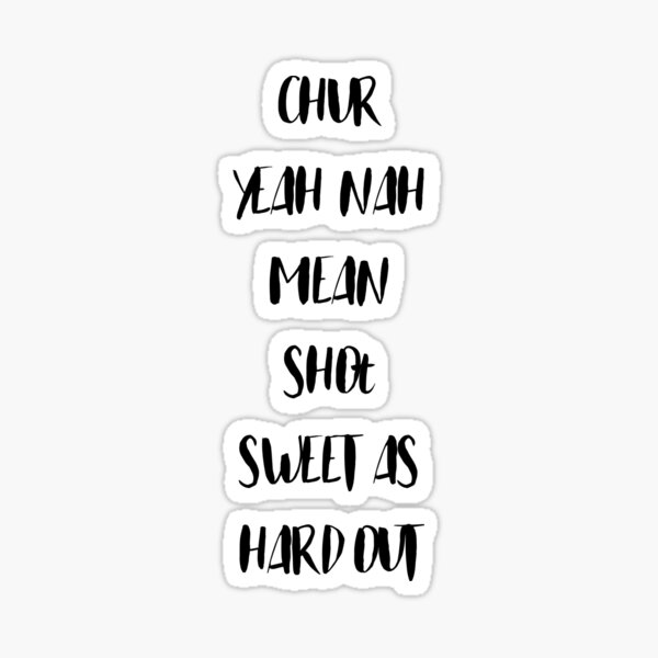 "Kiwi Slang-Kiwi Sayings-New Zealand Slang" Sticker for Sale by ...