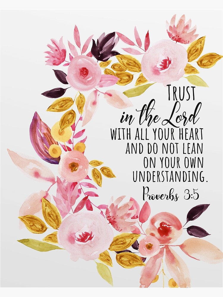 "Watercolor Color Bible Verses" Poster by della95 | Redbubble