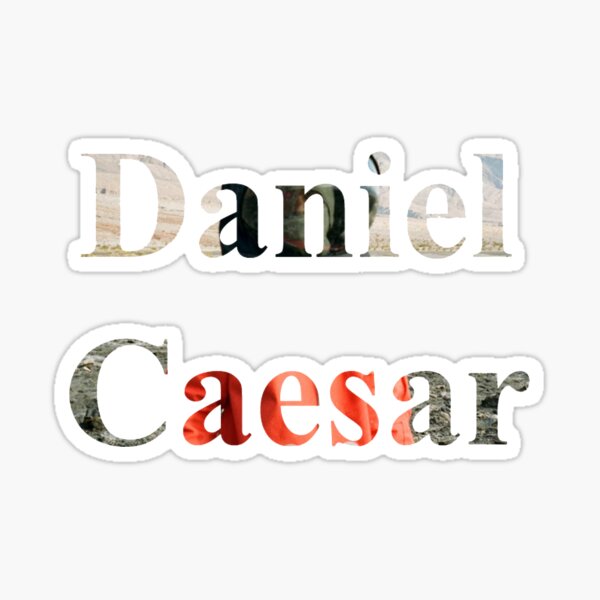 "Daniel caesar" Sticker for Sale by wingtacodino3 | Redbubble