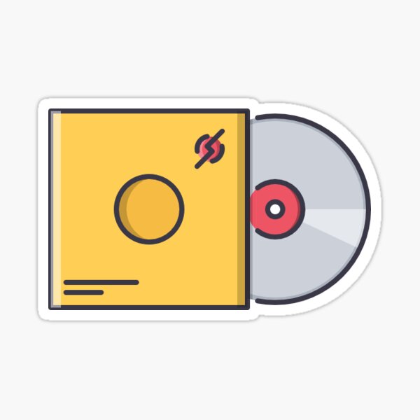 "Disk icon" Sticker by Meloarch | Redbubble