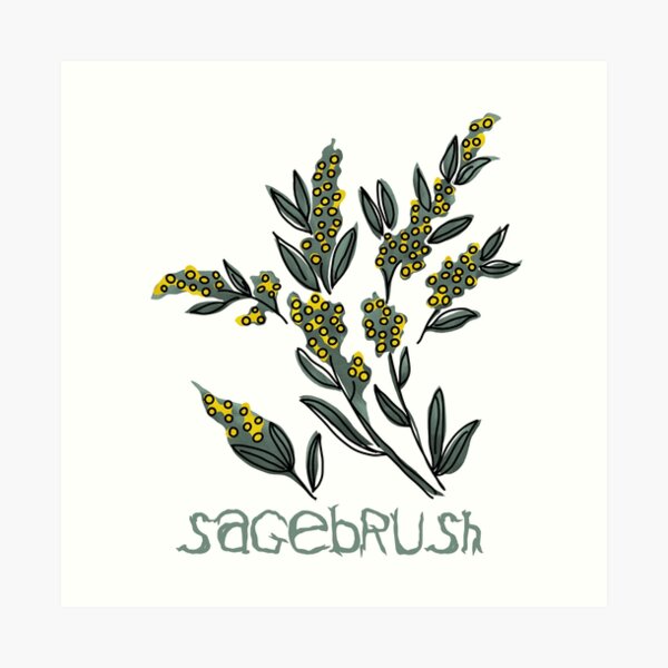 Sagebrush Art Prints | Redbubble