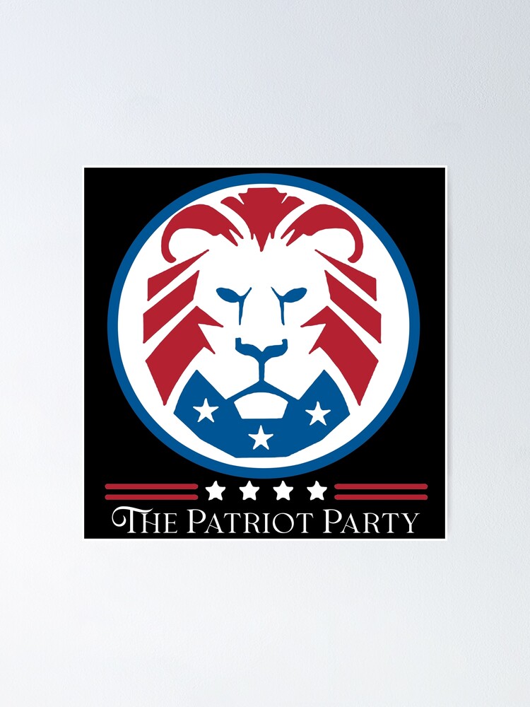 "Patriot Party Logo" Poster for Sale by rkseverance | Redbubble