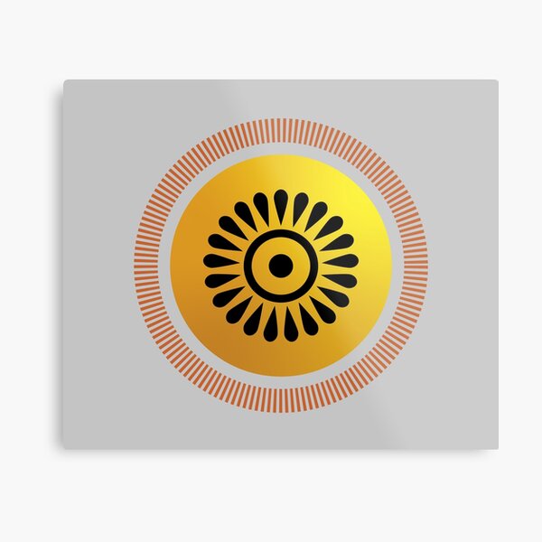 "Adinkra symbol Mako" Metal Print by IkonolexiArt | Redbubble