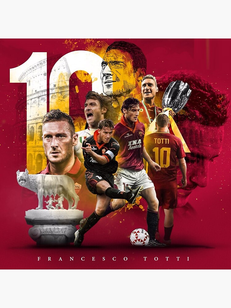 "Francesco Totti" Sticker by jujunsomia88 | Redbubble