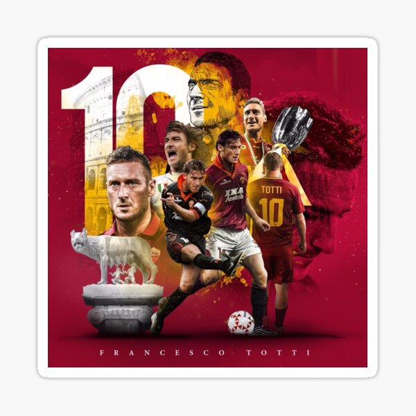 "Francesco Totti" Sticker by jujunsomia88 | Redbubble