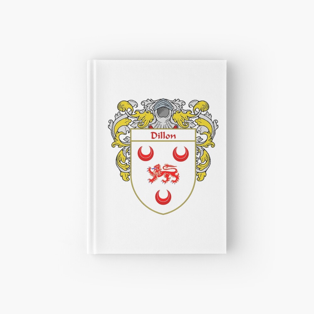 "Dillon Coat of Arms/Family Crest" Hardcover Journal by IrishArms ...