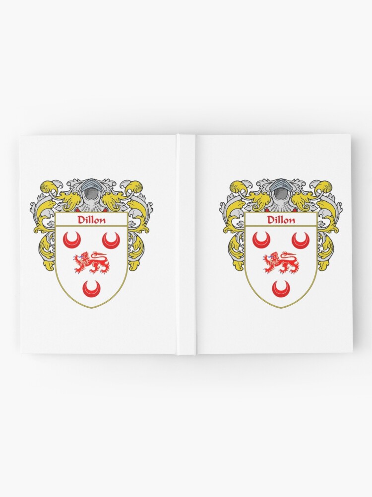 "Dillon Coat of Arms/Family Crest" Hardcover Journal by IrishArms ...