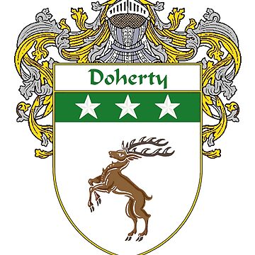 "Doherty Coat of Arms/Family Crest" Canvas Print for Sale by William ...