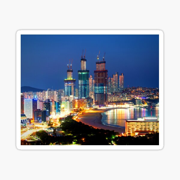 "Haeundae Beach in busan" Sticker by milestotravel | Redbubble