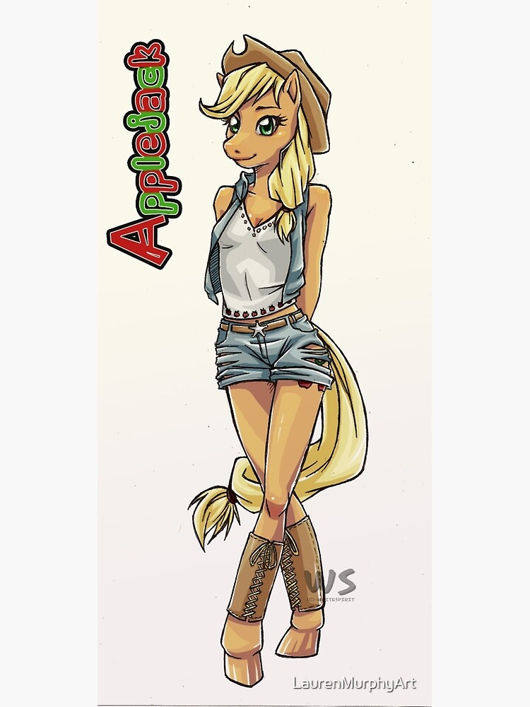 "Applejack" Poster for Sale by LaurenMurphyArt | Redbubble