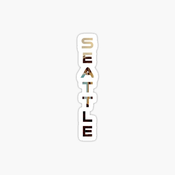 "Seattle" Sticker for Sale by WzzupCobra | Redbubble