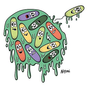 "Slimy Biofilm" Sticker by Nomi-21 | Redbubble