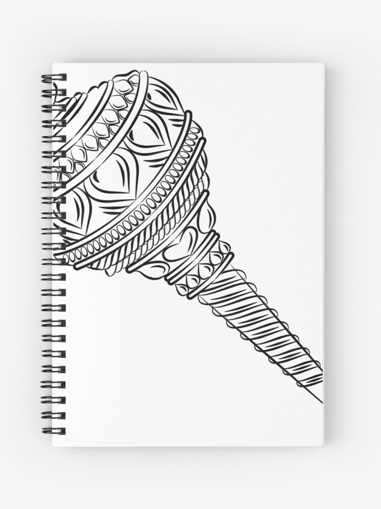 Hanuman Gada Drawing