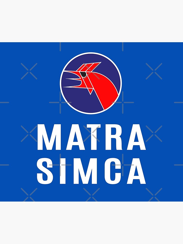 " Matra Simca 1973 logo " Art Print by retropetrol | Redbubble