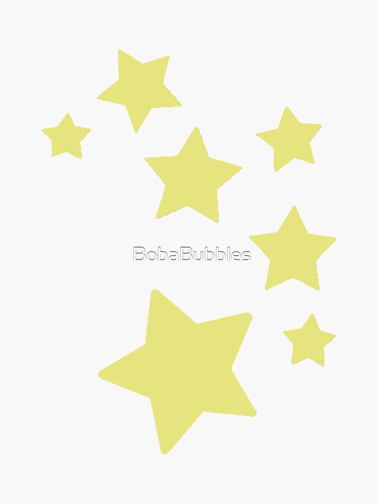 "Stars Pack" Sticker by BobaBubbles | Redbubble