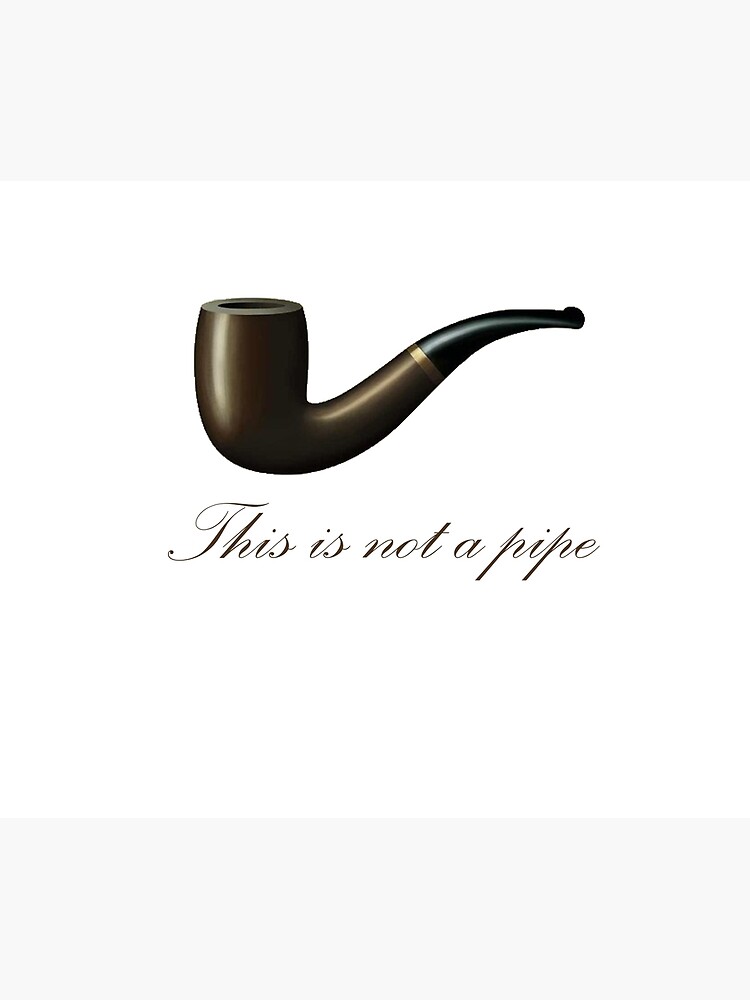 "this is not a pipe" Poster by sinemkeskin | Redbubble