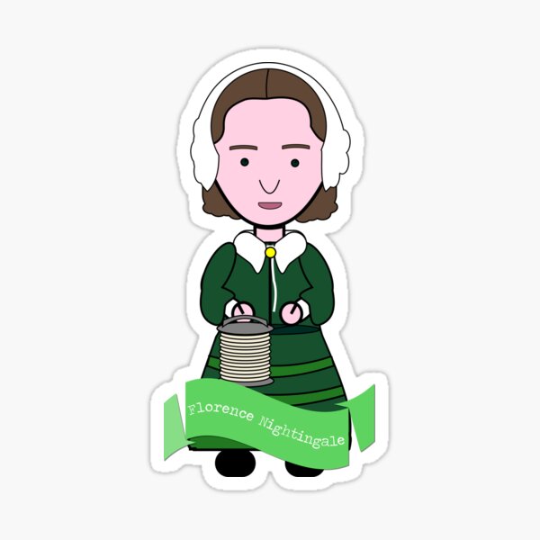 "Florence Nightingale" Sticker for Sale by HistoryofSTEM | Redbubble