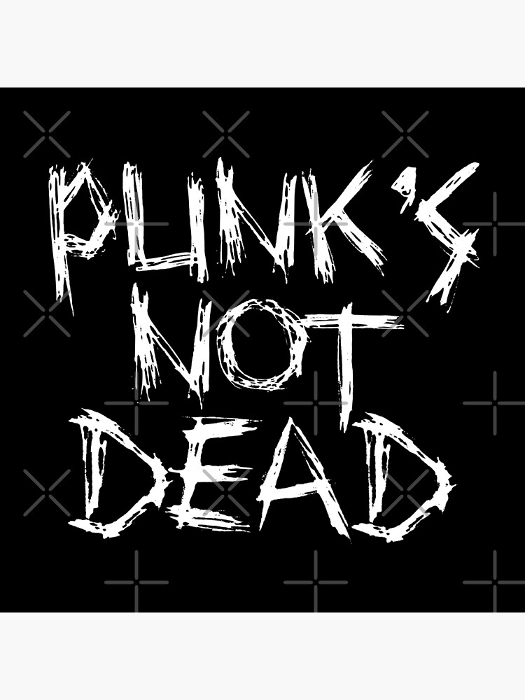 "Punks Not Dead Stencil Crust Punk Font" Poster by Ikaroots | Redbubble