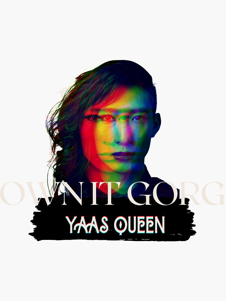 "Yaas queen" Sticker for Sale by Cirrincione | Redbubble