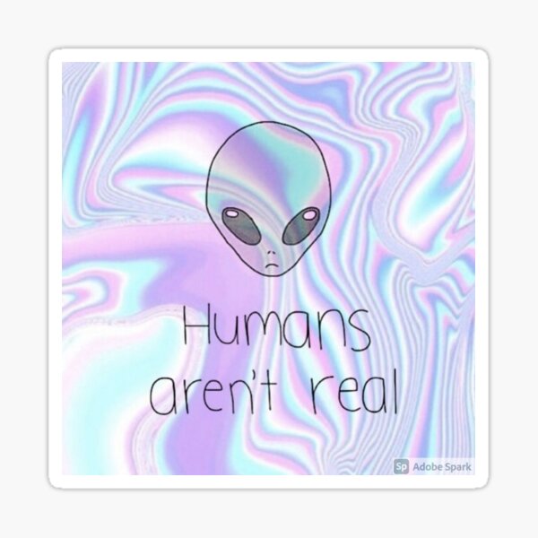 "Alien pastel" Sticker by ranad4545 | Redbubble