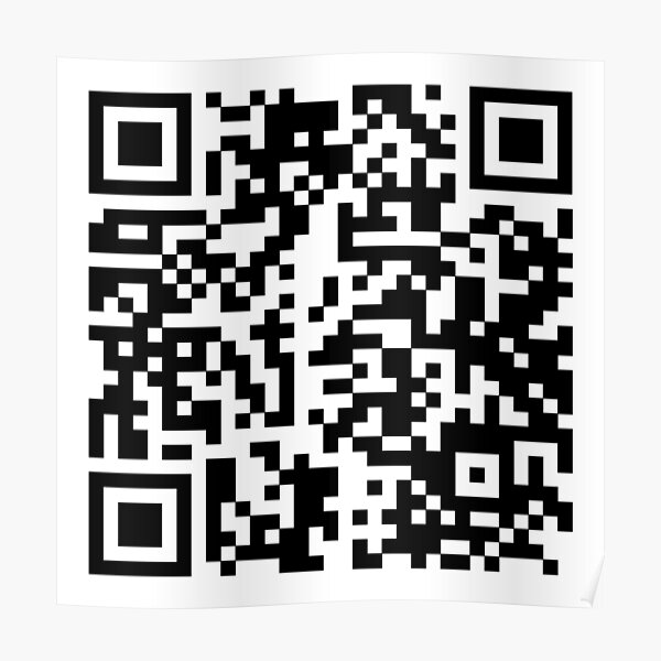 Póster «Código QR que conduce a una compilación de Deez Nuts Vine ...