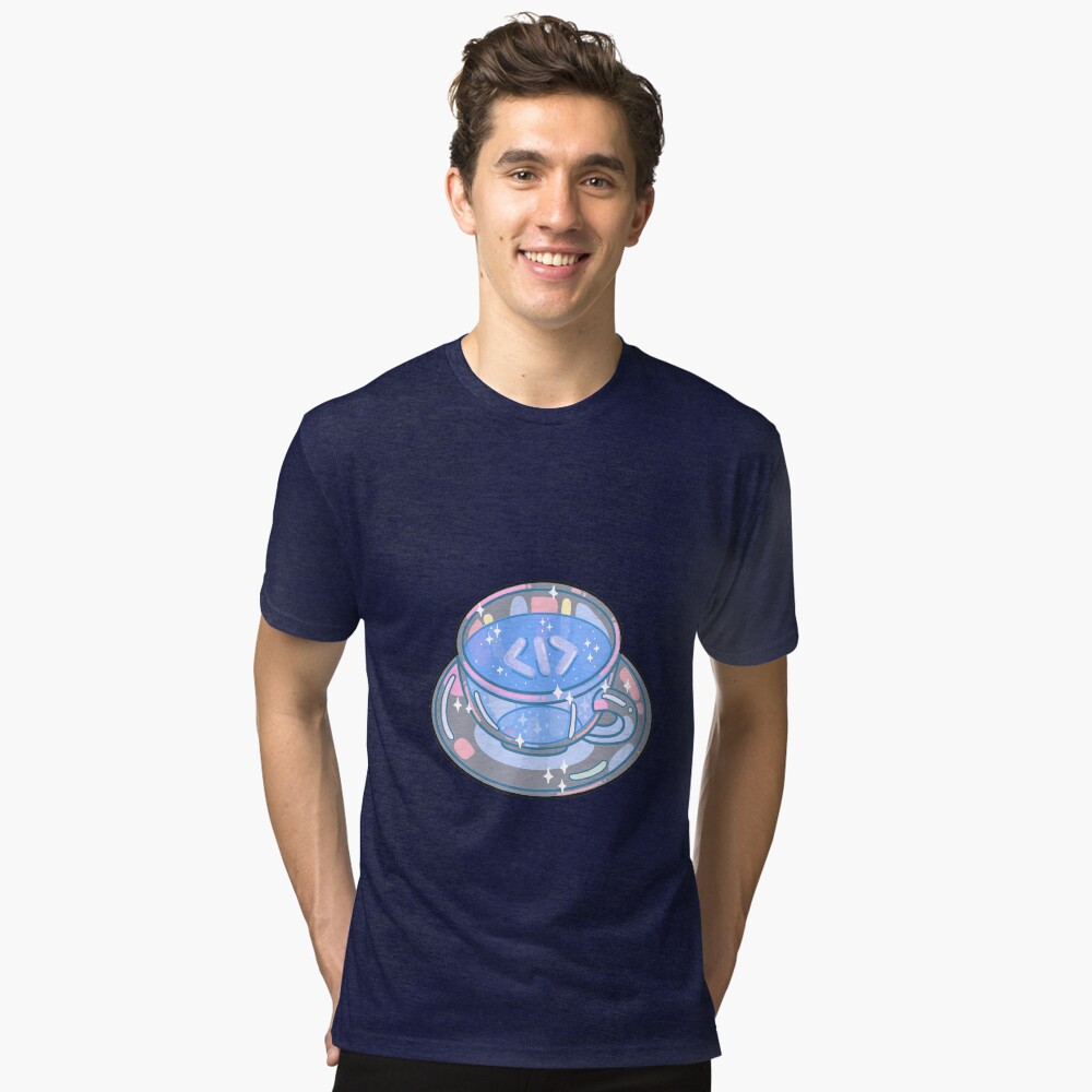 Sticker for Sale mit "Kawaii Coding Teetasse | Blau" von thecodedose ...