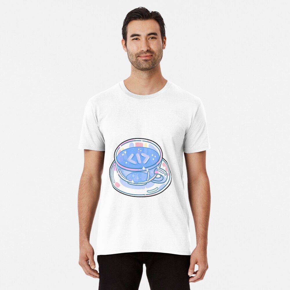 Sticker for Sale mit "Kawaii Coding Teetasse | Blau" von thecodedose ...