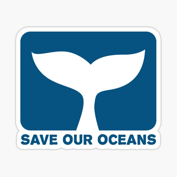 "Save Our Oceans Bumper" Sticker by realkimo | Redbubble