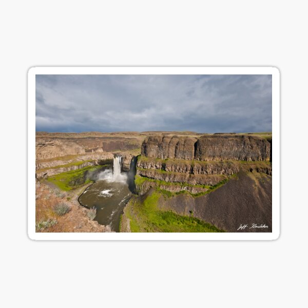 "Palouse Falls" Sticker by JeffGoulden | Redbubble