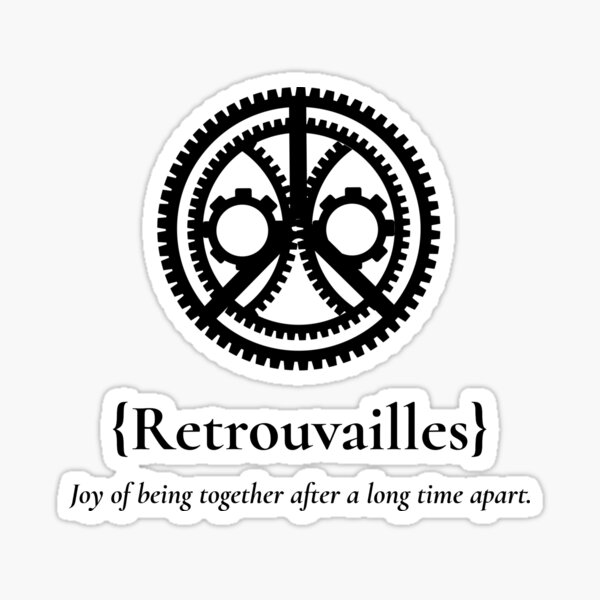 "Retrouvailles Together After Apart " Sticker for Sale by ...
