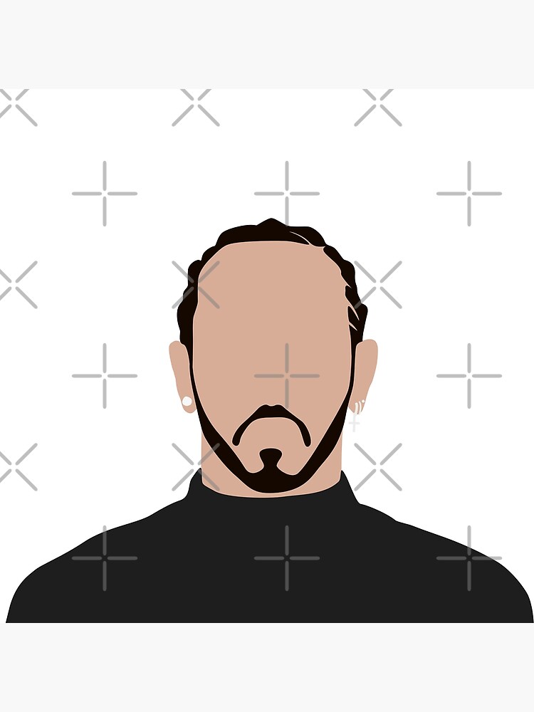 "Lewis Hamilton - Face Art" Art Print by GreazyL | Redbubble