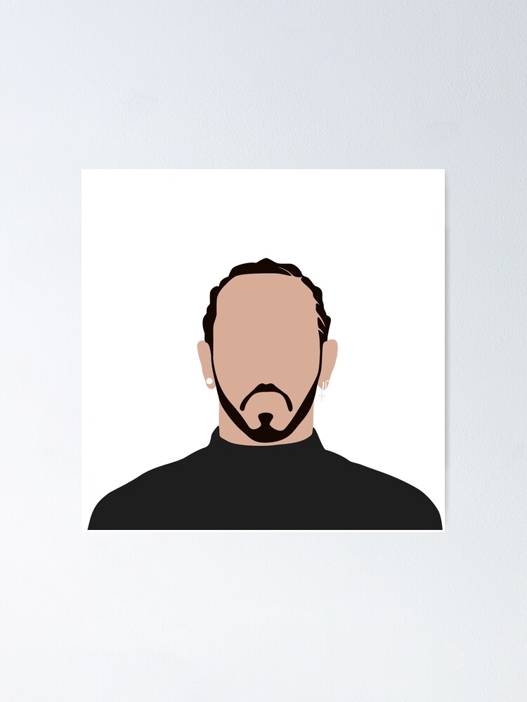 "Lewis Hamilton - Face Art" Poster for Sale by GreazyL | Redbubble