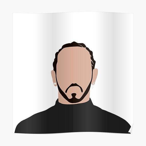 "Lewis Hamilton - Face Art" Poster for Sale by GreazyL | Redbubble