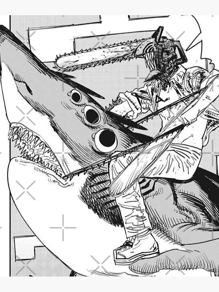 "Denji on Beam" Sticker for Sale by KOSCs | Redbubble