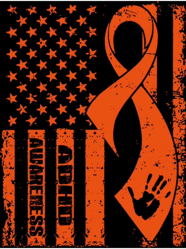 "Adhd Disease ADHD Disease Awareness Flag" Poster by juarezmurray840 ...