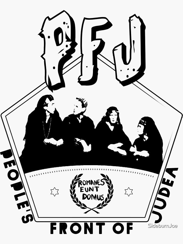 "Life of Brian - People's Front of Judea" Sticker for Sale by ...