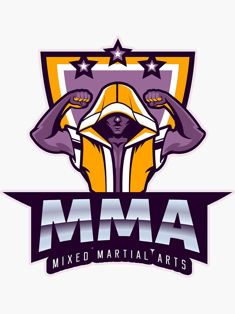 "Mixed martial arts" Sticker by Printeik | Redbubble