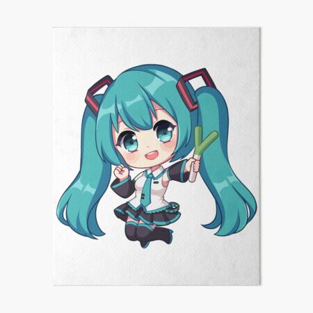 "Hatsune Miku Chibi" Art Board Print for Sale by Nerd189 | Redbubble