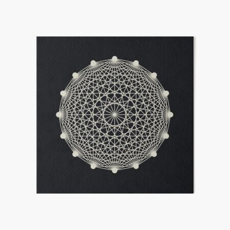 "Graph Theory - Complete Graph" Art Board Print for Sale by Mechashadow ...