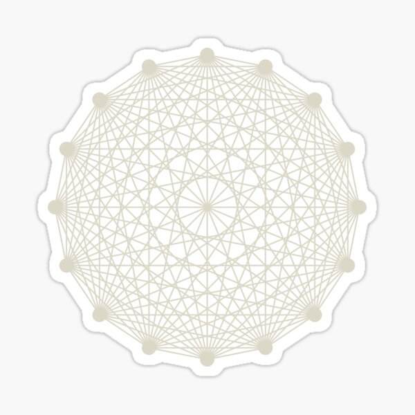 "Graph Theory - Complete Graph" Sticker for Sale by Mechashadow | Redbubble