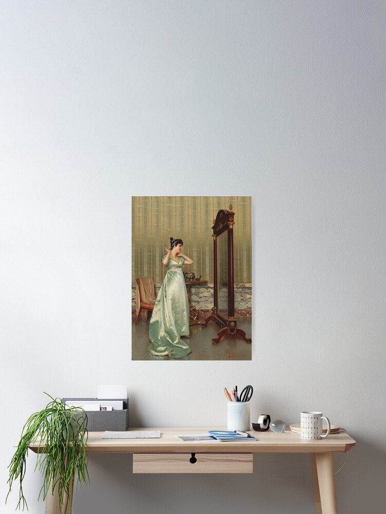 "In the Boudoir (19th century) - Vittorio Reggianini" Poster for Sale ...