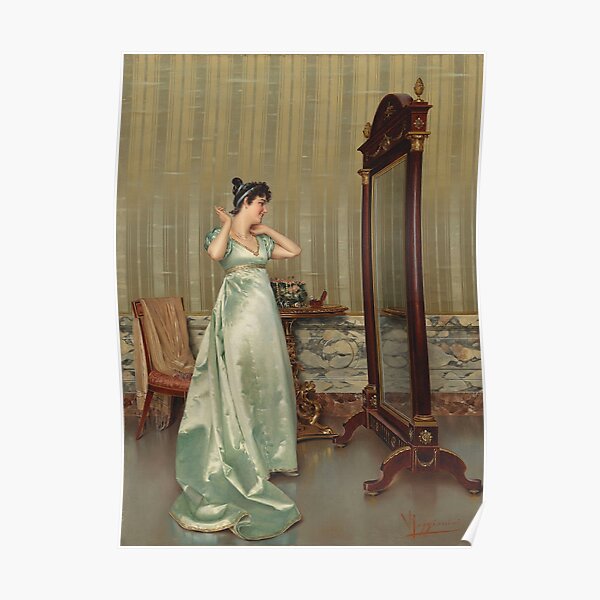"In the Boudoir (19th century) - Vittorio Reggianini" Poster for Sale ...