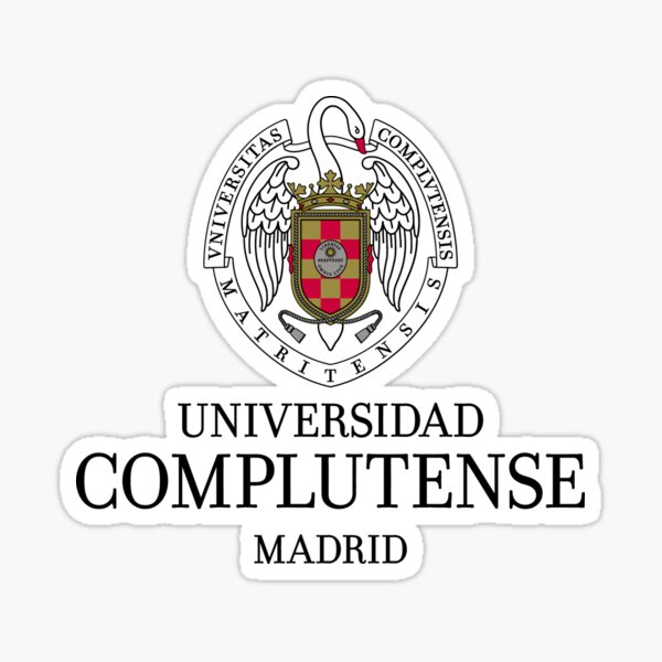 "Universidad Complutense de Madrid" Sticker by Aisavart | Redbubble